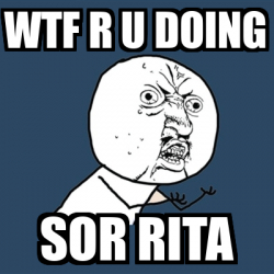 Meme Y U No - Wtf r u doing Sor rita - 31981098