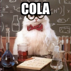 Meme Chemistry Cat - cola - 32100068