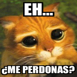 Meme Personalizado - EH... ¿ME PERDONAS? - 32121050