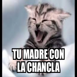 Meme Personalizado - tu madre con la chancla - 32126200