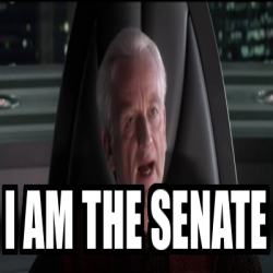 Meme Personalizado - I am the senate - 32131611