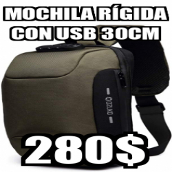 Meme Personalizado - Mochila rígida con USB 30cm 280$ - 32172618