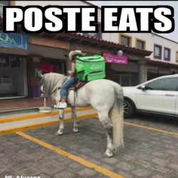 Meme Personalizado - Poste eats - 32174651