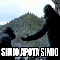 Meme Personalizado - SIMIO APOYA SIMIO - 32188822