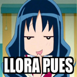 Meme Personalizado - LLORA PUES - 32198824