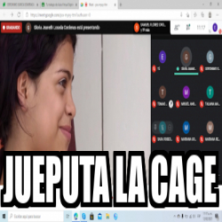 Meme Personalizado - jueputa la cage - 32204853