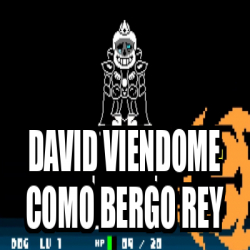 Meme Personalizado - david viendome como bergo rey - 32220430