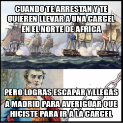 Meme Personalizado - Cuando te arrestan y te quieren llevar a una ...