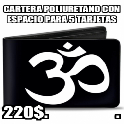Meme Personalizado - Cartera poliuretano con espacio para 5 tarjetas ...