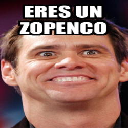 Meme Personalizado - eres un zopenco - 32241352