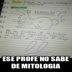Meme Personalizado - ese profe no sabe de mitologia - 32257823