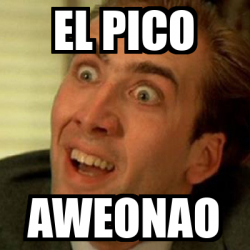 Meme No me digas - El pico Aweonao - 32258134