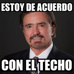 Meme Personalizado - ESTOY DE ACUERDO CON EL TECHO - 32270019