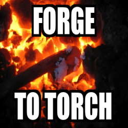 Meme Personalizado - FORGE TO TORCH - 32279136