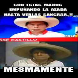 Meme Personalizado - Con estas manos empuñando la azada hasta verlas ...