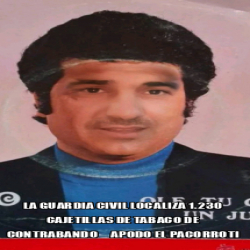 Meme Personalizado - La Guardia Civil localiza 1.230 cajetillas de ...