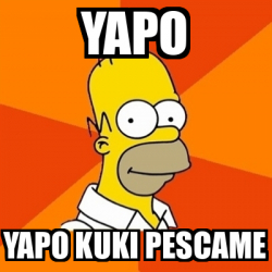 Meme Homer - yapo yapo kuki pescame - 32300169
