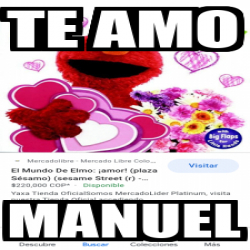 Meme Personalizado - Te amo Manuel - 32308281