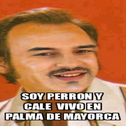 Meme Personalizado - Soy perron y cale vivo en Palma de mayorca - 32326928