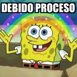 Meme Personalizado - Debido proceso - 32343524
