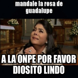 Meme Personalizado - A la ONPE por favor Diosito lindo - 32360843