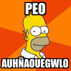 Meme Homer - peo auhñaouegwlo - 32369139