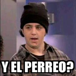 Meme Personalizado - Y EL PERREO? - 32369828