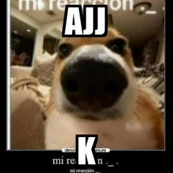 Meme Personalizado - Ajj K - 32381239