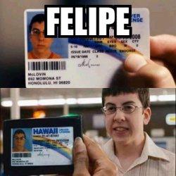 Meme Personalizado - Felipe - 32385826