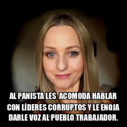 Meme Personalizado - al panista les acomoda hablar con líderes ...