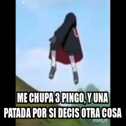 Meme Personalizado - ME chupa 3 pingo, y una patada por si decis otra ...