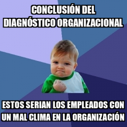 Meme Bebe Exitoso - Conclusión del diagnóstico organizacional estos ...