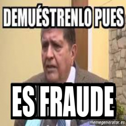 Meme Personalizado - es fraude - 32410968