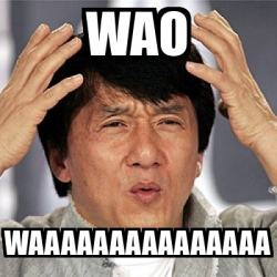 Meme Jackie Chan - wao waaaaaaaaaaaaaaa - 32426491