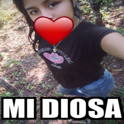 Meme Personalizado - mi diosa - 32436980