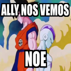 Meme Personalizado - Ally nos vemos NOE - 32460064