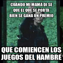 Meme Personalizado - cuando mi mamá di se que el que se porta bien se ...