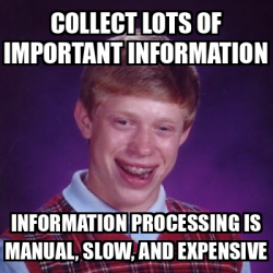 Meme Bad Luck Brian - Collect lots of important information Information ...