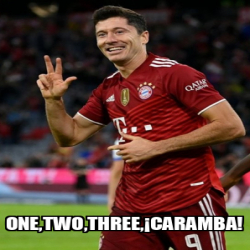 Meme Personalizado - One,two,three,¡Caramba! - 32474470