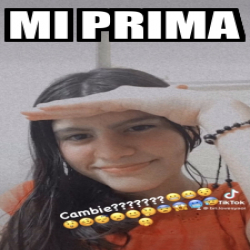 Meme Personalizado - Mi prima - 32479651