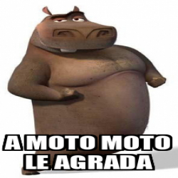 Meme Personalizado - a moto moto le agrada - 32482254