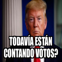 Meme Personalizado - Todavía están contando votos? - 32053081