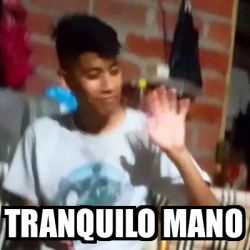 Meme Personalizado - tranquilo mano - 32056884