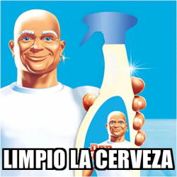 Meme Personalizado - Limpio la cerveza - 32501406