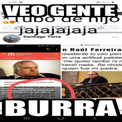 Meme Personalizado - VEO GENTE BURRA - 32508364