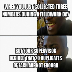 Meme Personalizado - When you just collected three numbers during a ...