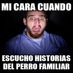 Meme Personalizado - Mi cara cuando Escucho historias del perro ...