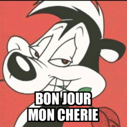 Meme Personalizado - Bon jour mon cherie - 32552916