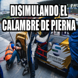 Meme Personalizado - Disimulando el calambre de pierna - 32556408