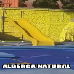 Meme Personalizado - Alberca natural - 32558983